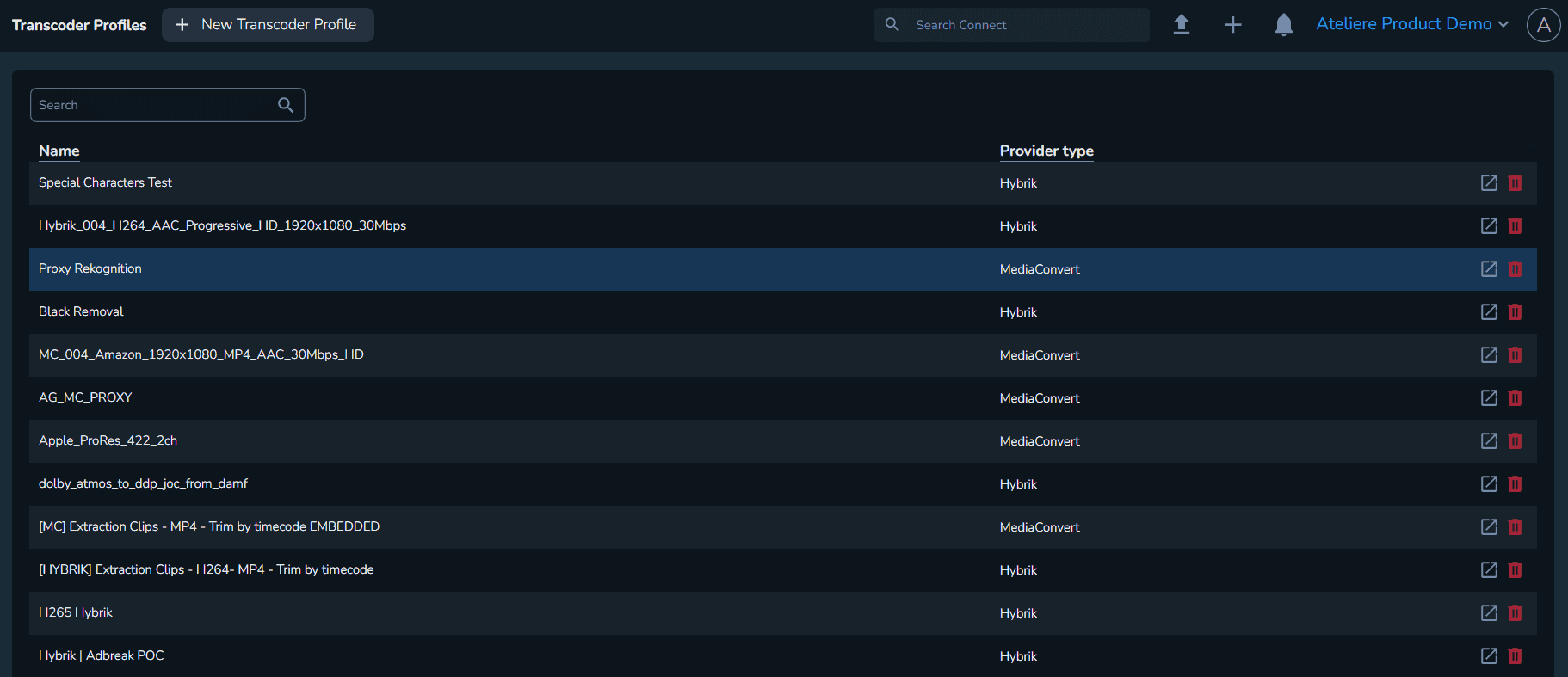 Connect Docs :: Configuring Native Transcoder Profiles