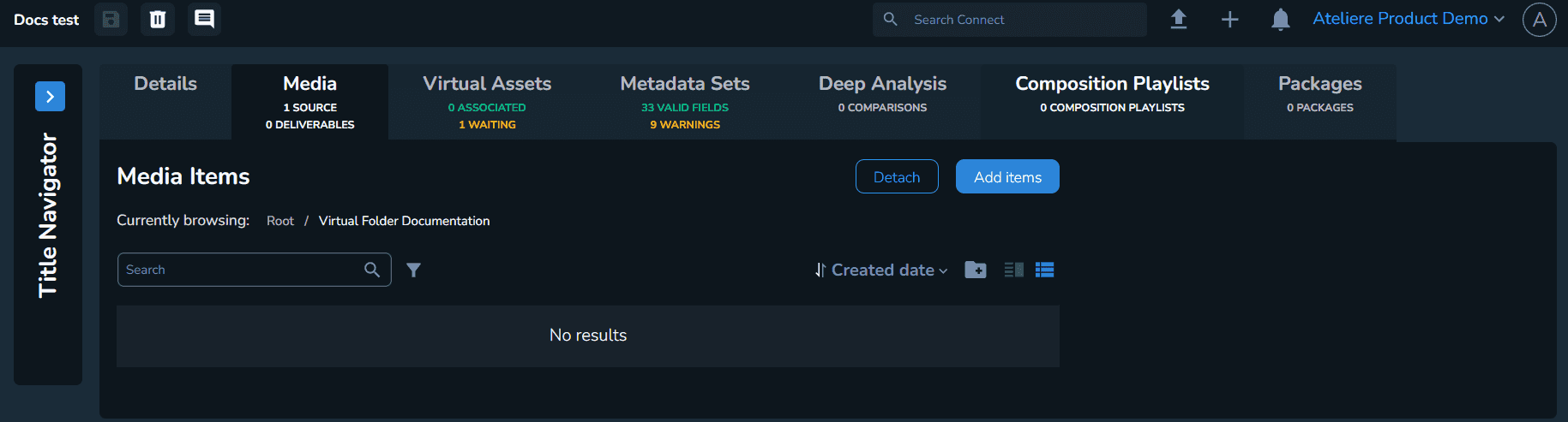 Connect Docs Creating A Virtual Folder
