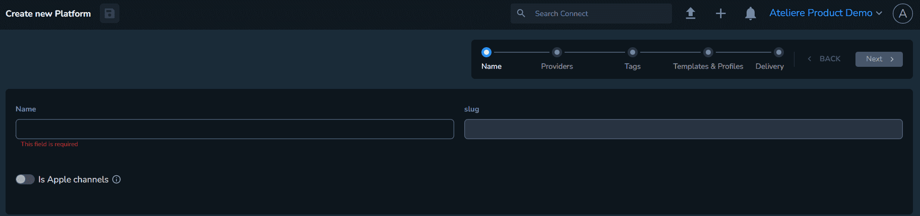 Connect Docs :: Configuring Platforms